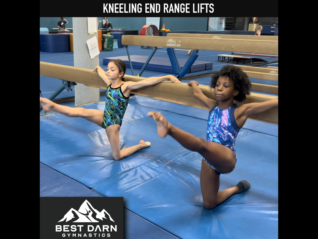 Kneeling End Range Lifts - Best Darn Gymnastics