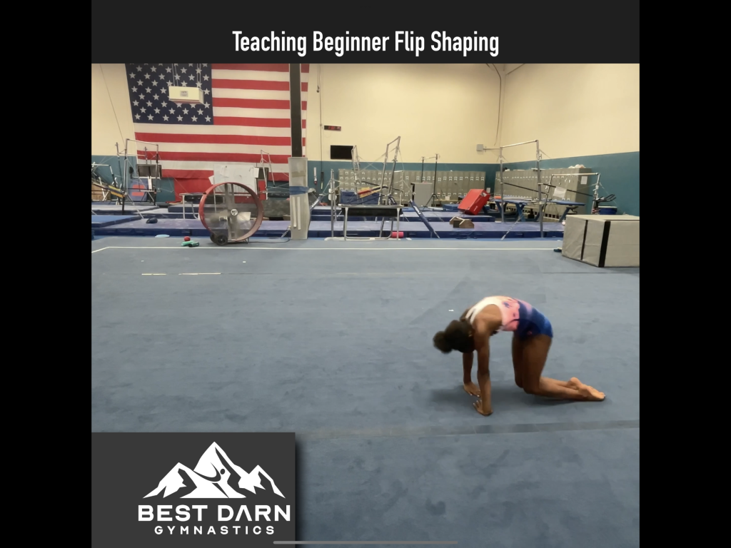 Teaching Beginner Flip Shaping - Best Darn Gymnastics
