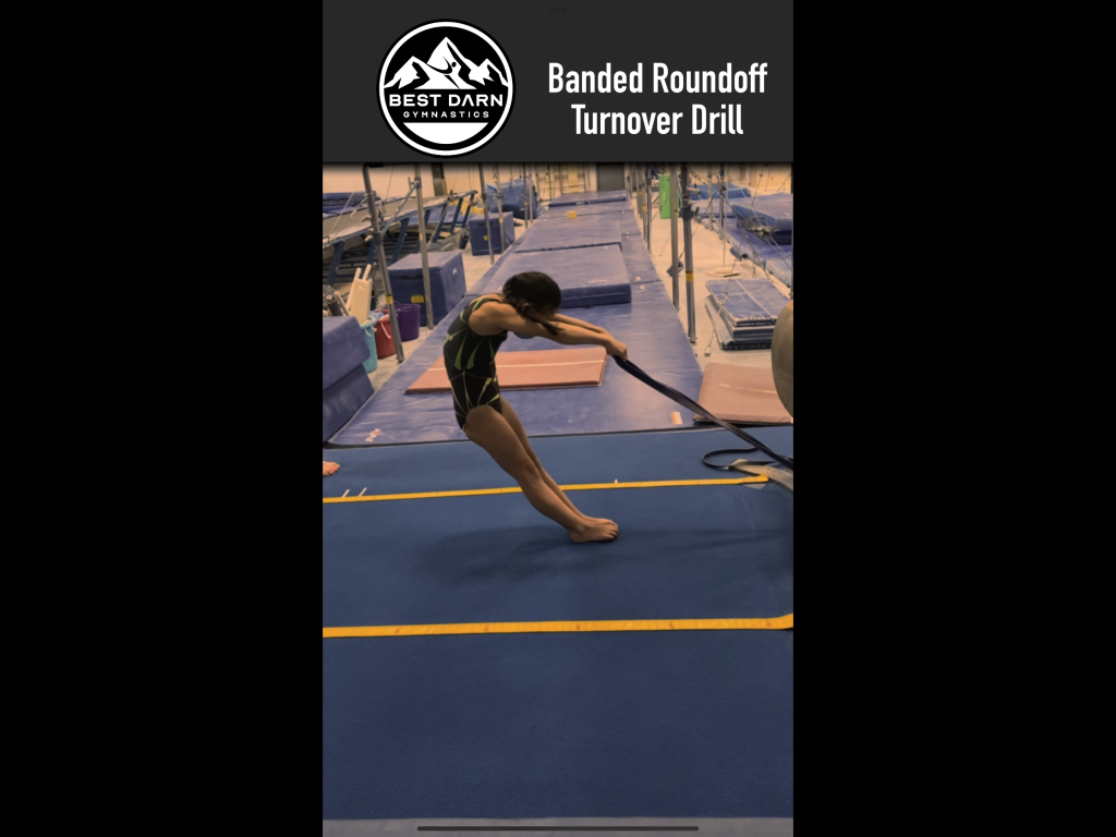 Roundoff Turnover Drill - Best Darn Gymnastics