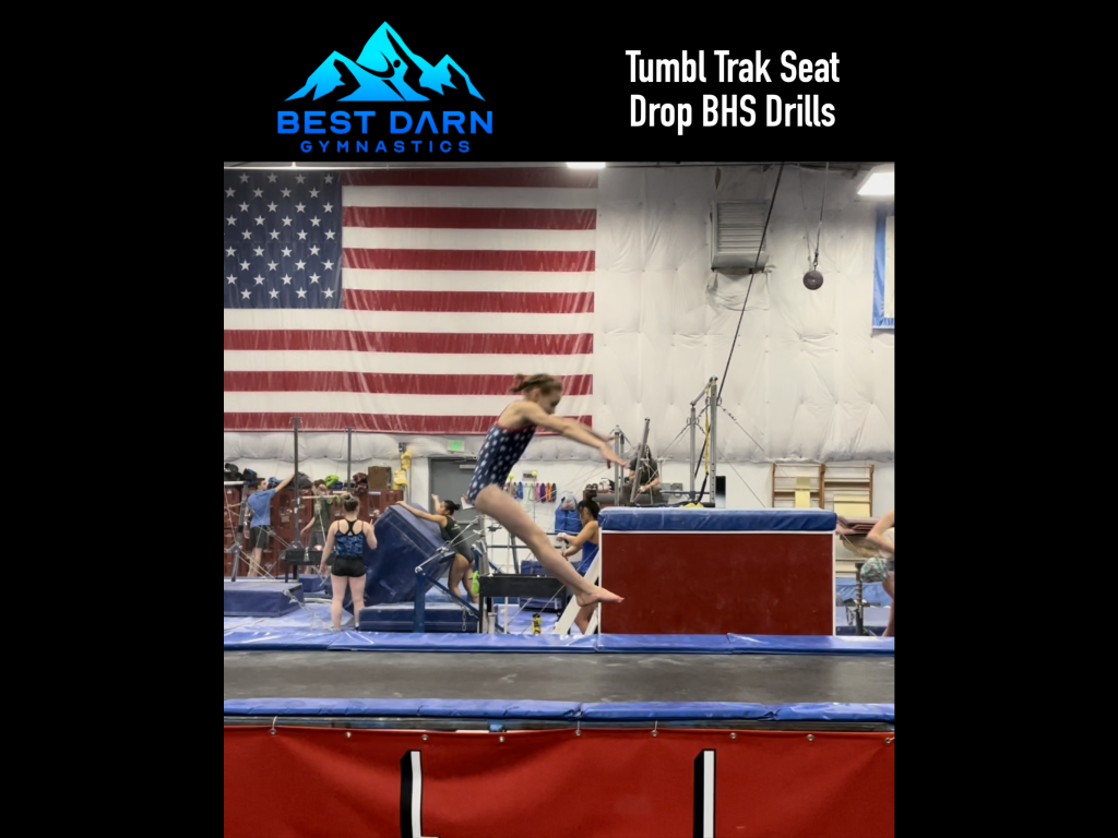 Tumbl Trak Seat Drop BHS Drill - Best Darn Gymnastics