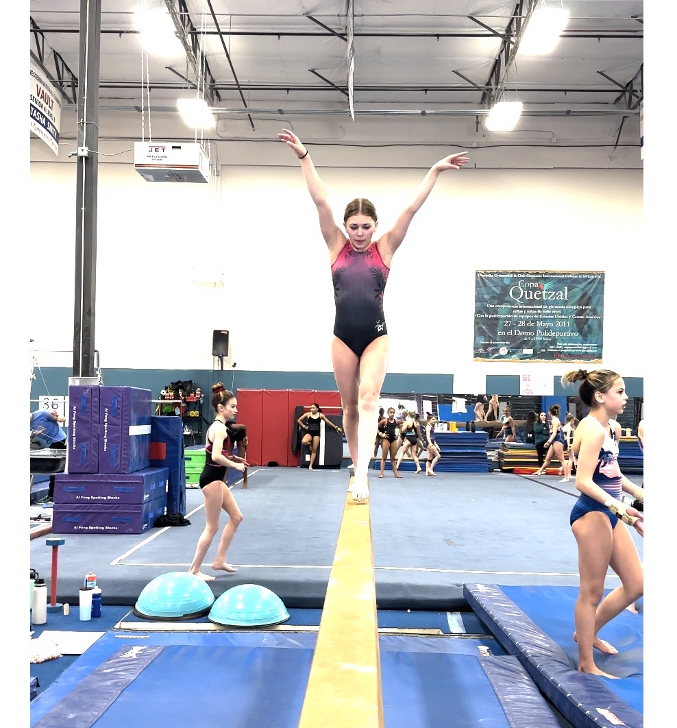 Side Aerial - Alignment over the Beam - Best Darn Gymnastics