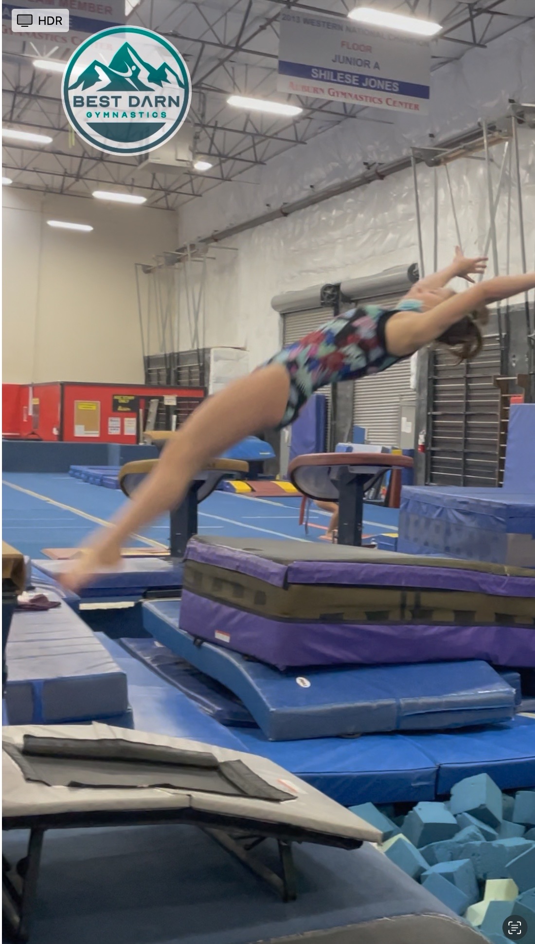 Back Twisting Example - Best Darn Gymnastics