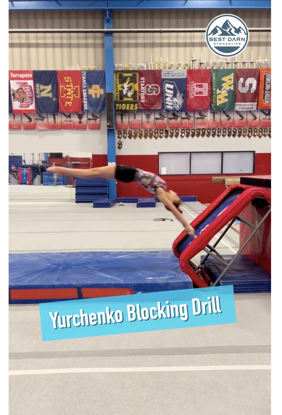 Yurchenko Blocking Drill - Best Darn Gymnastics
