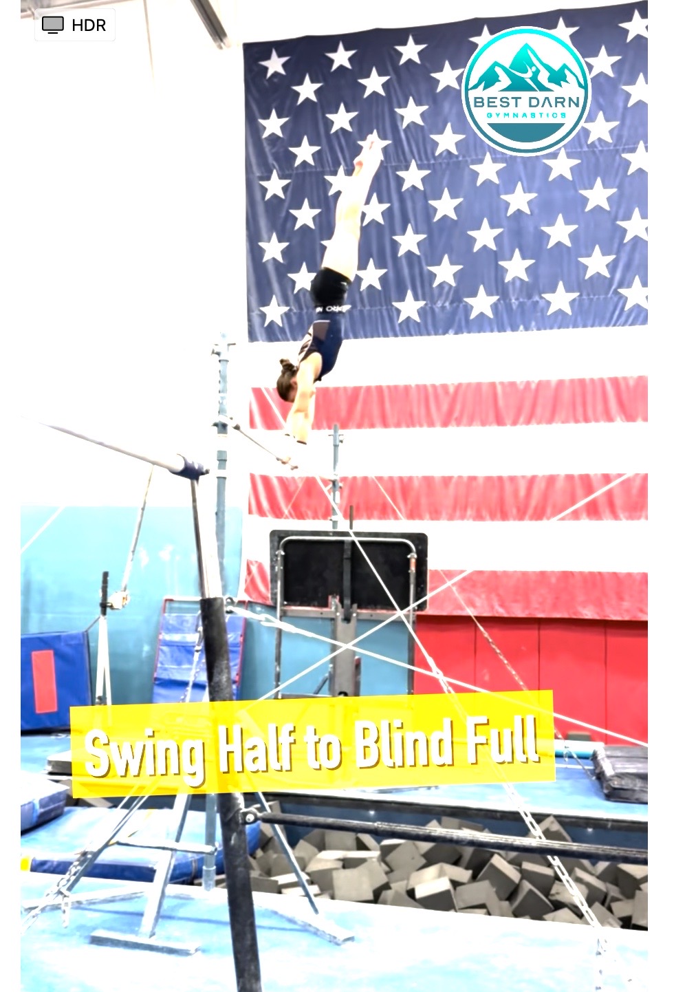 Swing Half to Blind Full - Best Darn Gymnastics